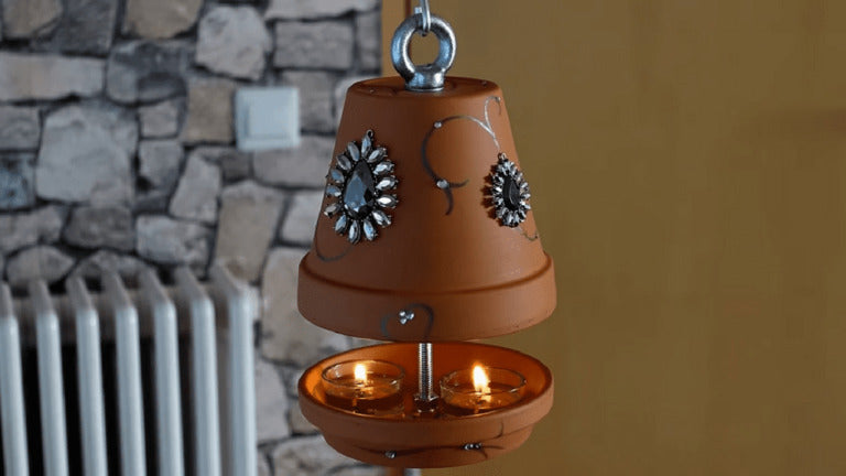 Two Terracotta Pots Turned Into a Cute Stove Easily Heat a Small Space ...